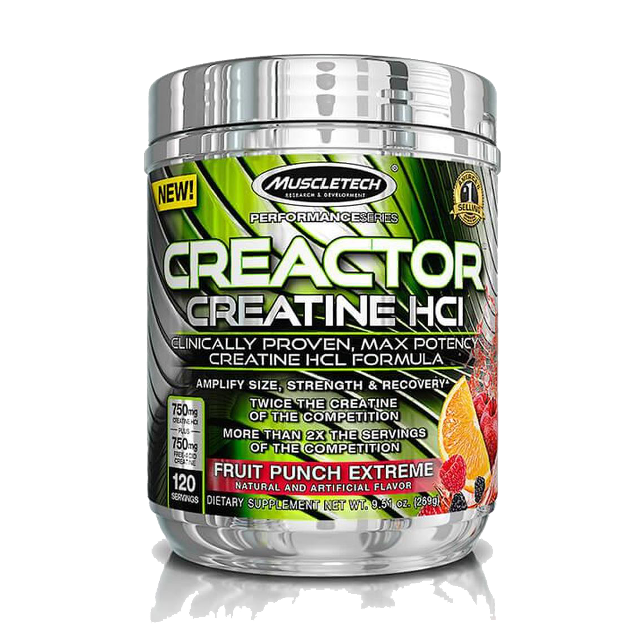 Creactor Creatine HCI 120 doses – Nutrangol